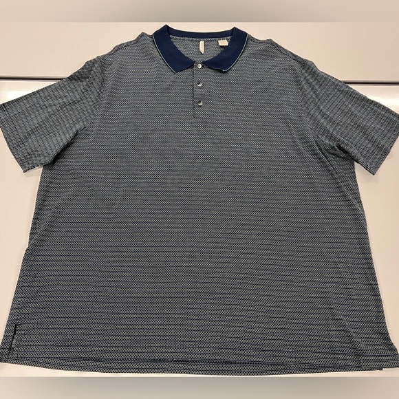 AXIS | Shirts | Mens Short Sleeve Axis Polo Size 4xt Navy Blue White ...